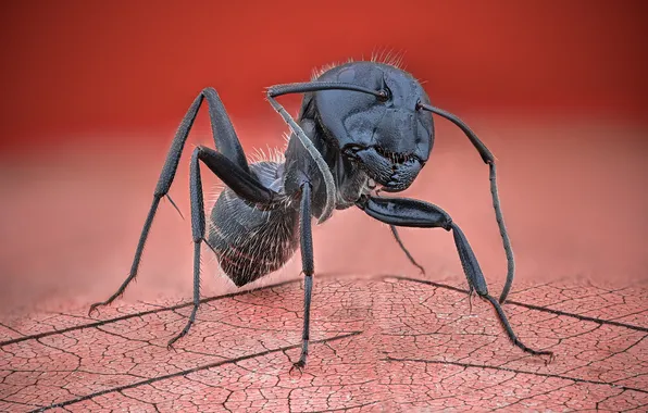 Wallpaper black, legs, Ant for mobile and desktop, section макро ...