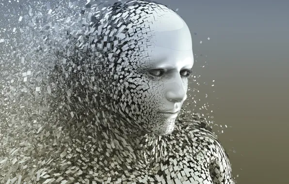 Wallpaper effect, gray, destruction, Human Body images for desktop ...