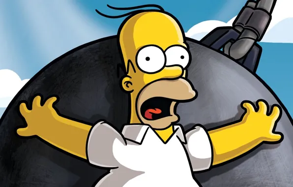 Download wallpaper The simpsons, Homer, Simpsons, section films in ...