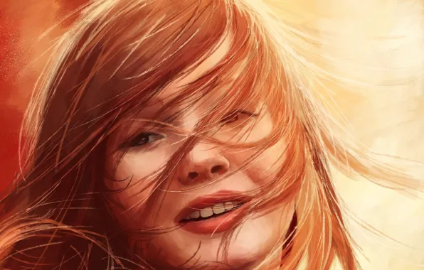 Download wallpaper the rice, girl, ArthurHenri, section art in ...