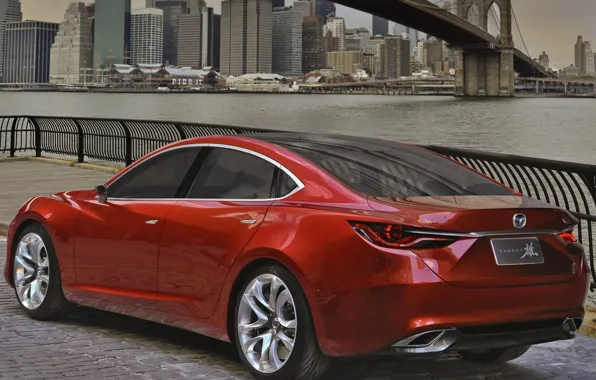 Wallpaper Concept, the city, Mazda, Takeri for mobile and desktop ...
