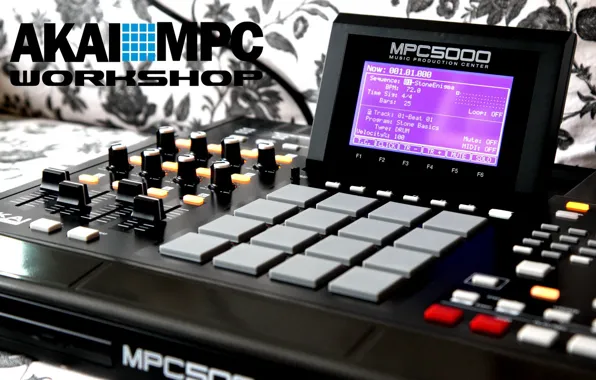 Wallpaper Machine, Akai, MPC for mobile and desktop, section музыка ...
