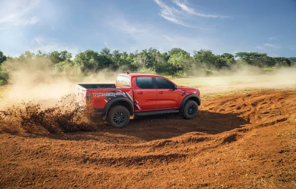 Wallpaper car, Ford, dust, Ranger, Ford Ranger Raptor for mobile and ...