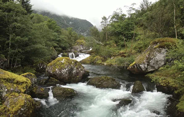 Wallpaper nature, river, stream for mobile and desktop, section пейзажи ...