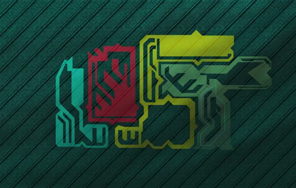 Wallpaper green, lost, green, grey, black, grey, black, material for ...