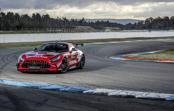 Download wallpaper formula 1, safety car, 2022, Mercedes-AMG GT Black ...