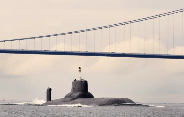 Wallpaper submarine, the project 941, Dmitry Donskoy for mobile and ...