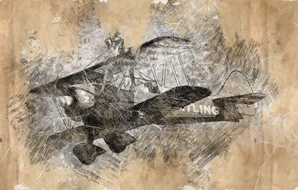 Wallpaper the plane, texture, biplane for mobile and desktop, section ...