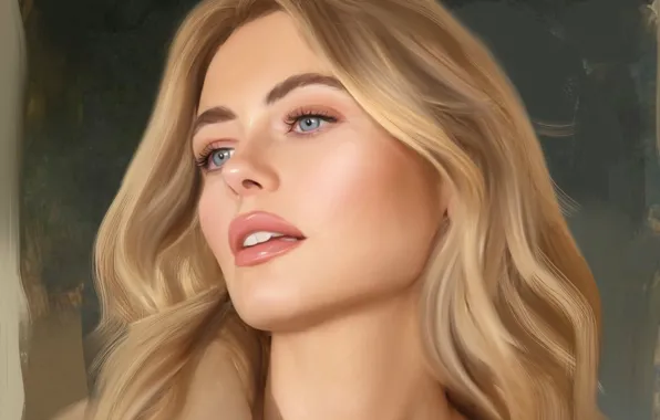 Wallpaper girl, hair, portrait for mobile and desktop, section девушки ...