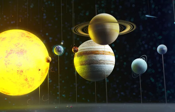 Wallpaper planet, scheme, solar system images for desktop, section ...