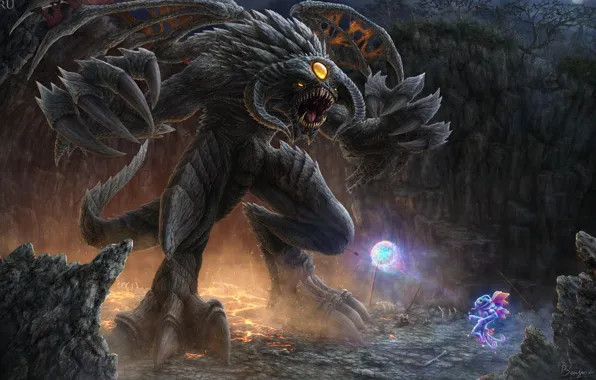 Wallpaper dota2, Pak, Roshan for mobile and desktop, section игры ...