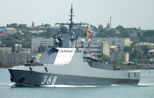 Wallpaper ship, patrol, Vasily Bykov for mobile and desktop, section ...