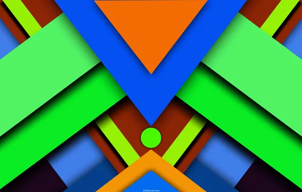 Wallpaper color, shadows, figure, layers for mobile and desktop ...