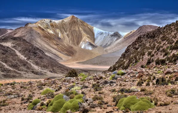 Wallpaper the sky, landscape, mountains, nature, mountain for mobile ...