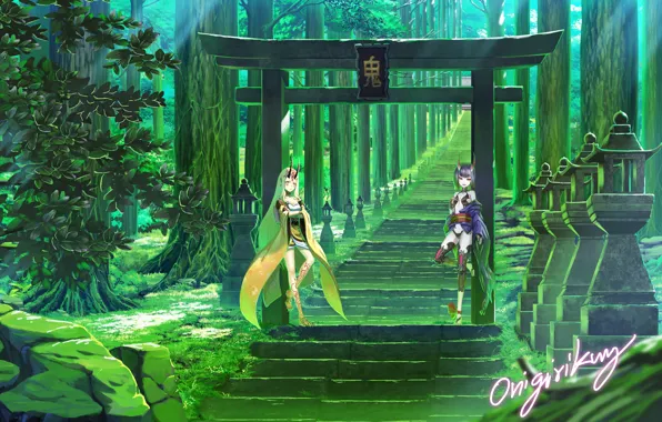 Wallpaper girl, anime, ladder, Fate/Grand Order for mobile and desktop ...