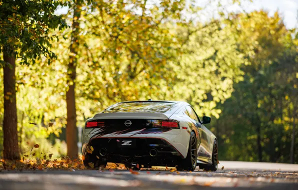 Download wallpaper Nissan, Autumn, Nismo, Rear, Nissan Z, section ...