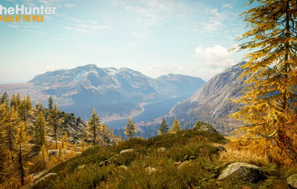 Download wallpaper autumn, mountains, the game, Nature, theHunter Call ...