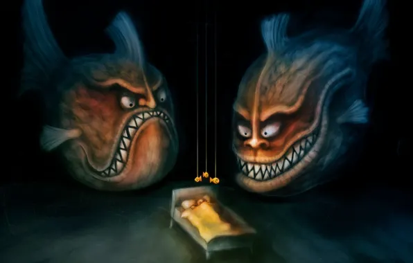 Scared Fish Spongebob