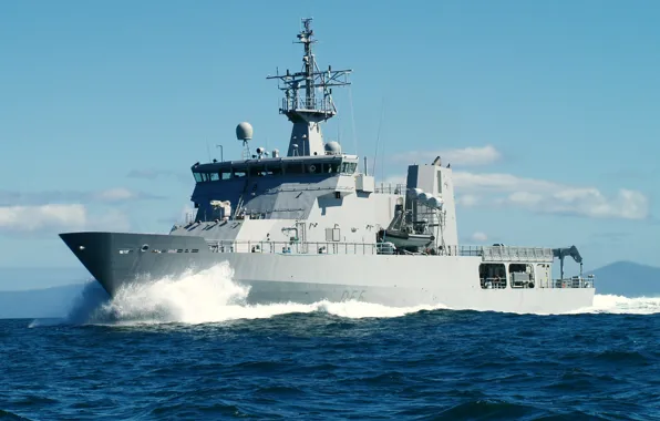 Wallpaper New Zealand, patrol ship, HMNZS Wellington for mobile and ...