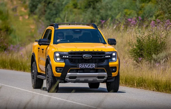 Download wallpaper Ford, road, Ranger, Ford Ranger Wildtrak X, section ...