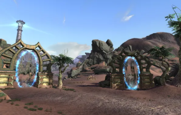 Wallpaper mountains, the portal, Rift images for desktop, section игры ...