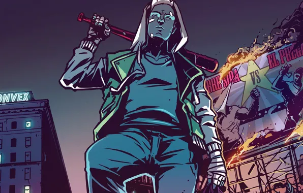 Download wallpaper Look, Fire, Comic, Fire, The patch, Comics, Look ...