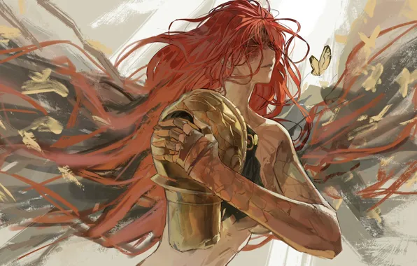 Download wallpaper girl, butterfly, scar, Elden Ring, Malenia, Blade of ...