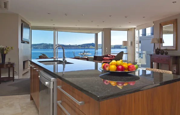 Download wallpaper luxury, apartments, living spaсe, section interior ...
