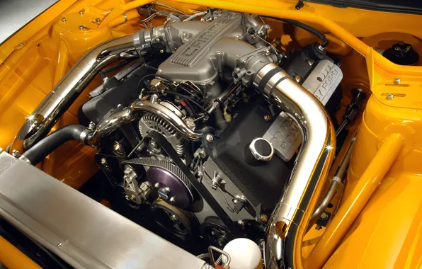 Download wallpaper Concept, engine, Mustang, Ford, GT-R, 2004, section ...
