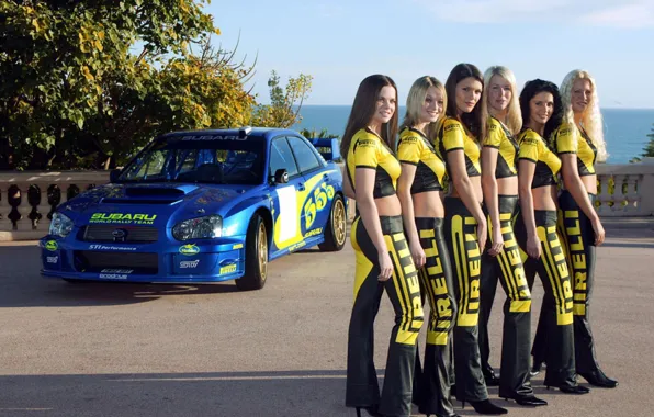 Download wallpaper Girls, Subaru, form, smile, views, beautiful girls ...