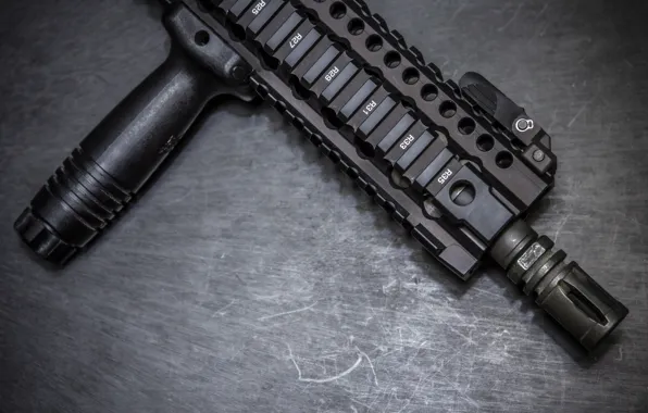 Download wallpaper metal, gun, assault rifle, section weapon in ...