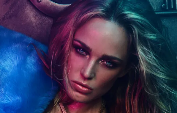 Download wallpaper look, pose, portrait, makeup, actress, Caity Lotz ...