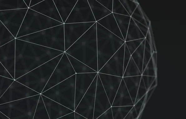 Wallpaper mesh, balls, gossamer for mobile and desktop, section ...