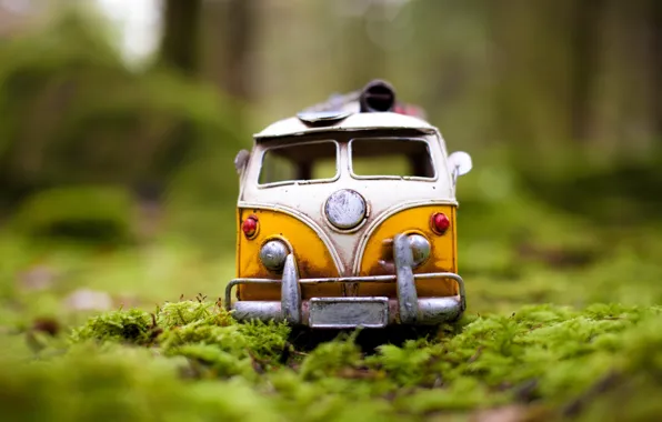 Wallpaper greens, auto, forest, grass, macro, model, toy, moss ...