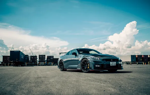 Download wallpaper Nissan, GT-R, front view, 2023, Nissan GT-R Nismo ...