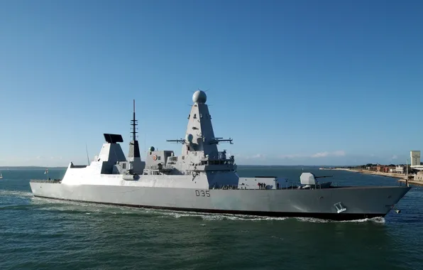 Wallpaper weapons, ship, HMS Dragon for mobile and desktop, section ...