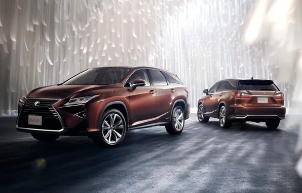Wallpaper 2018, crossover, Lexus RX, 450h L for mobile and desktop ...