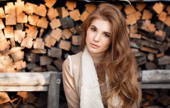 Wallpaper look, girl, face, hair, portrait, red, redhead, Anna ...