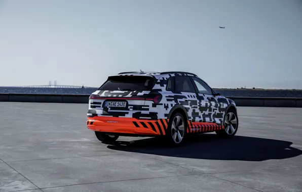 Wallpaper the sky, Audi, rear view, 2018, E-Tron Prototype for mobile ...