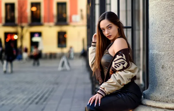 Wallpaper girl, the city, Ainara for mobile and desktop, section ...