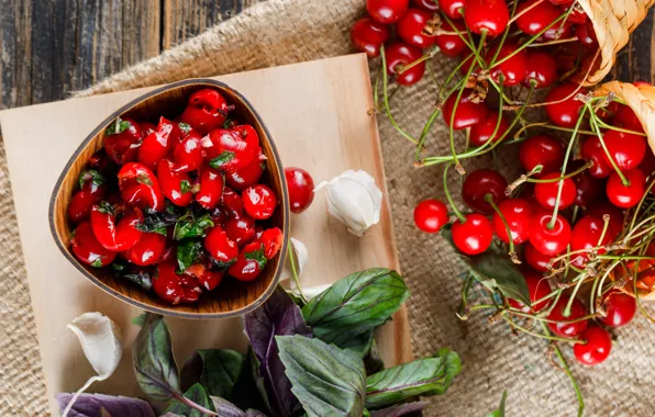 Wallpaper cherry, berries, bowl, cherry for mobile and desktop, section ...