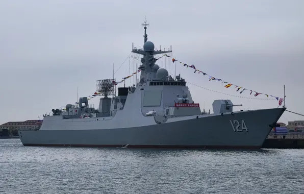 Wallpaper China, destroyer, Kaifyn, type 052D for mobile and desktop ...