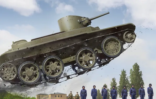 Wallpaper tank, USSR, armor, light tank, BT-2 for mobile and desktop ...