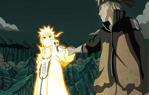 Minato Namikaze Sage Mode Manga