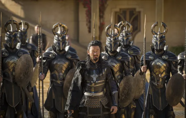 Wallpaper cinema, sword, soldier, armor, weapon, man, army, Marvel ...