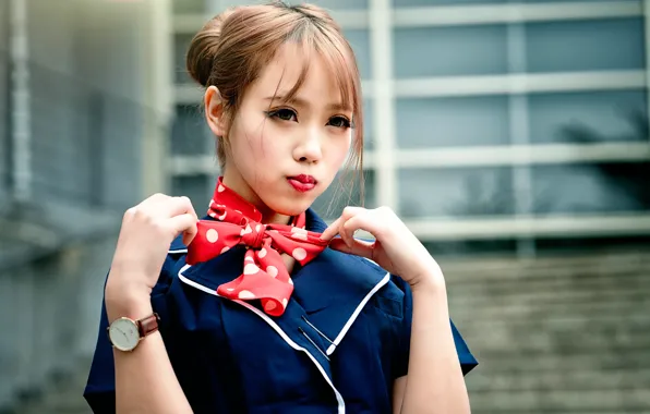 Download wallpaper girl, makeup, sponge, East, chingcho Chang, section ...