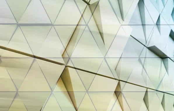 Wallpaper abstract, wall, design, texture, triangle, background, steel ...