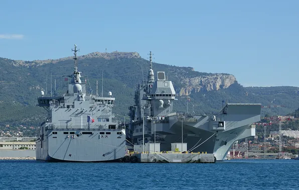 Wallpaper UDC, The Italian Navy, LHD Trieste, L9890 for mobile and ...