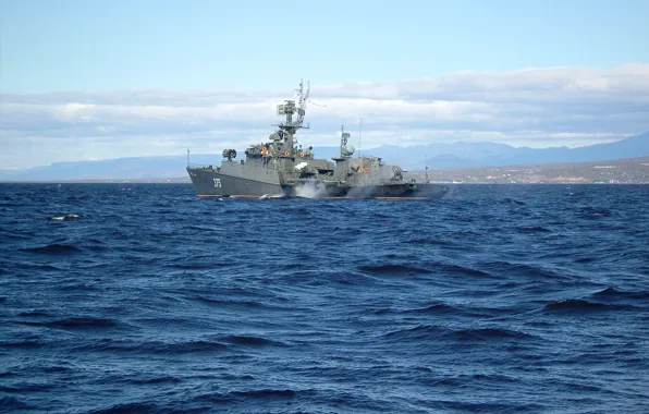 Download wallpaper ship, Navy, anti-submarine, project 1124m, IPC-82 ...