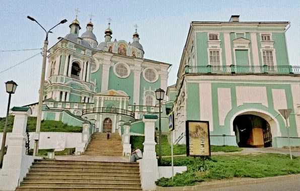 Wallpaper The Cathedral of the assumption, architeccture, Smolensk ...